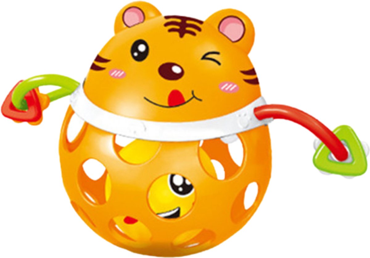 Baby Rammelaar - Oball - Baby Bal - Bal Rammelaar - Dieren Rammelaar ...