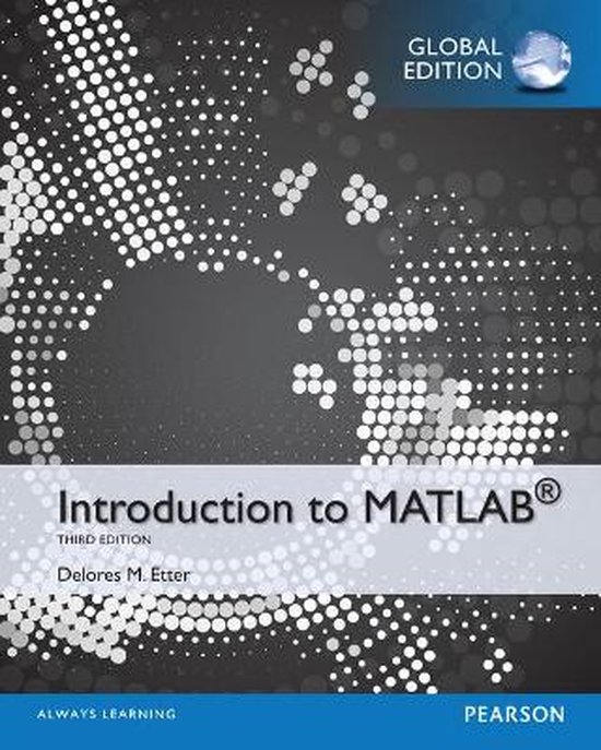 Introduction to MATLAB, Global Edition | 9781292019390 | Delores Etter ...