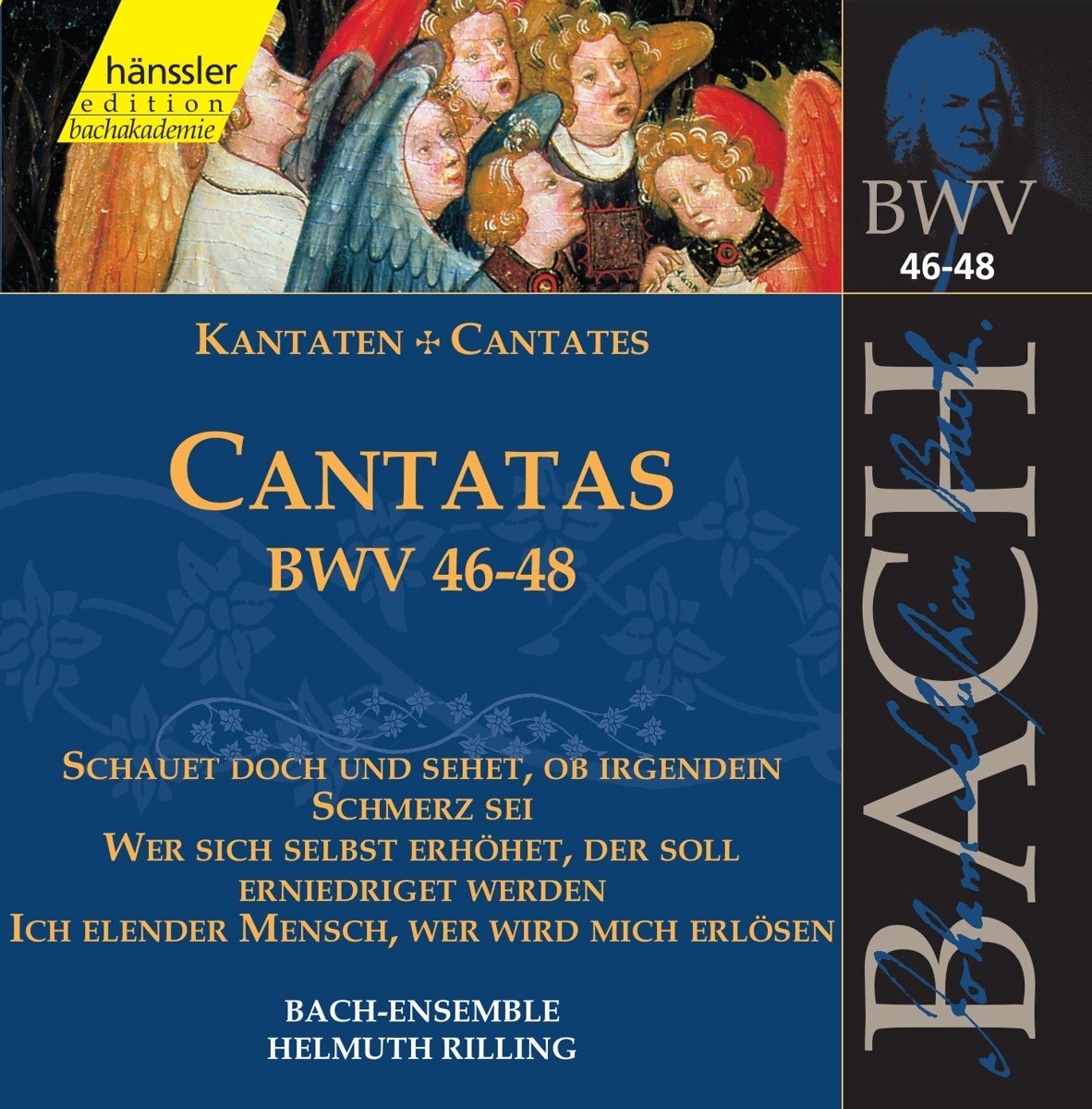 Bach-Ensemble, Helmuth Rilling - J.S. Bach: Cantatas Bwv 46-48 (CD), Bach-Collegium |... | bol.com