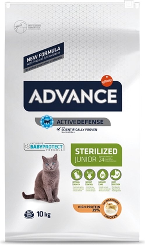 ADVANCE CAT JUNIOR STERILIZED 10KG | bol