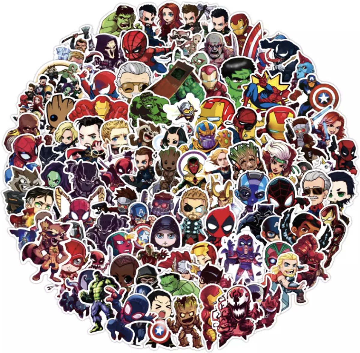Marvel Avengers Stickers - 50 Unieke Stuks - Laptop Stickers ...