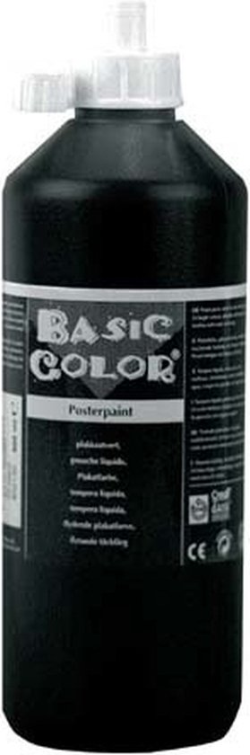 Plakkaatverf Zwart 500 Ml | bol