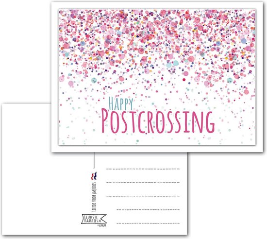 KaartenSet Happy Postcrossing -> Nr 1... | bol