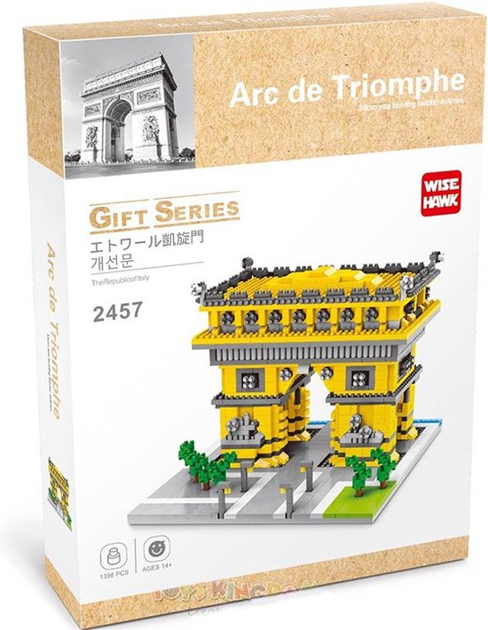 Mini Blocks - Wise Hawk - Arc de Triomphe - 1398 pcs | bol