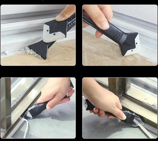 Kit tool - Kit mes - Kit schraper - 3in1 - Kit gladstrijken - Kit ...