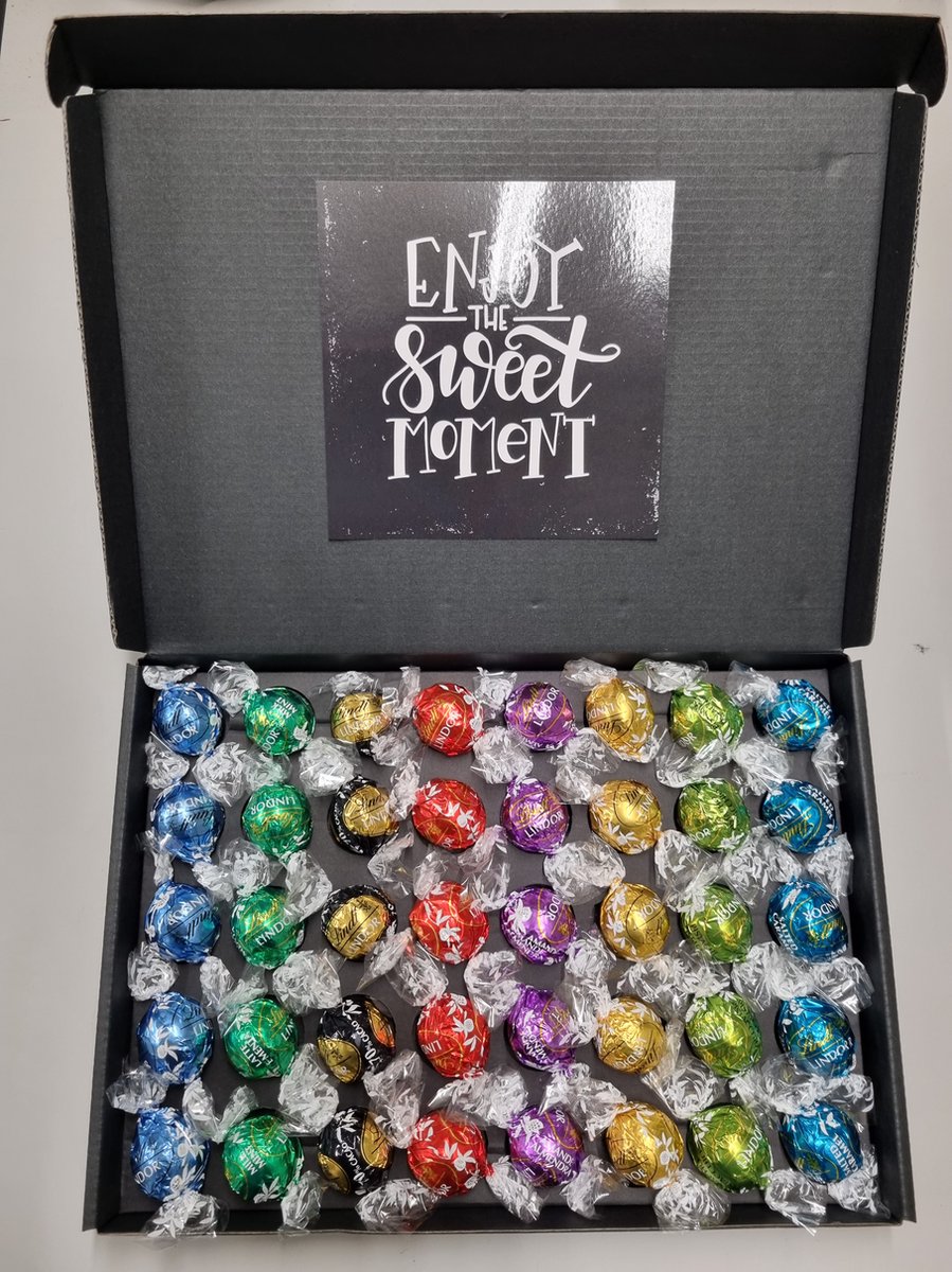 Chocolade Ballen Proeverij Pakket Groot | 40 stuks Lindt chocolade met ...
