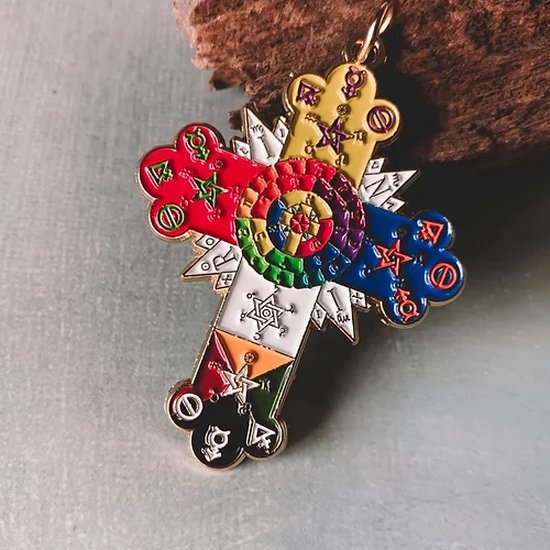 Of Alchemy - Rose Cross - Rose Cross Pendant - Hermetic Order of the ...