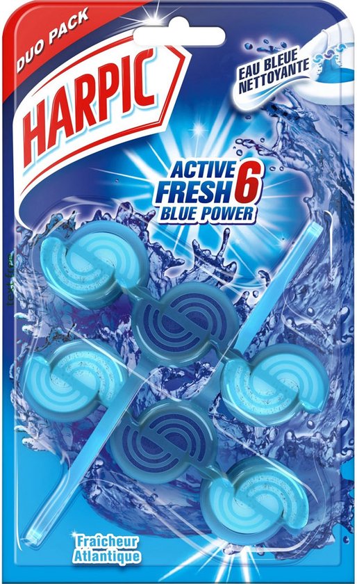 Harpic WC-Hanger Color Power 6 Blauw Water 2 x 39g | bol.com
