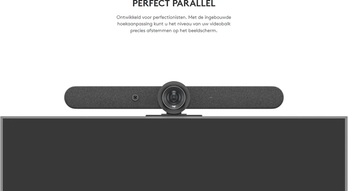 Logitech - RALLY BAR - Mini - All-in-One Conferencing System voor Teams ...