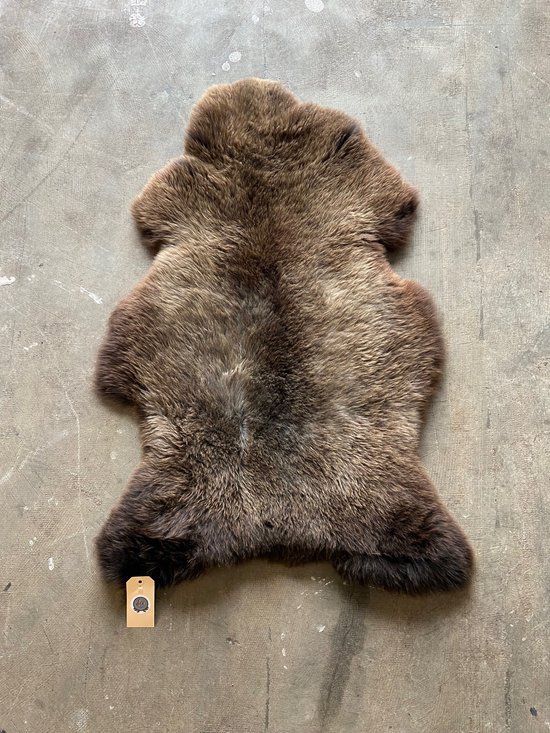 Schapen Vacht - Naturel - Mix Bruin 01 - Decohuid | bol.com