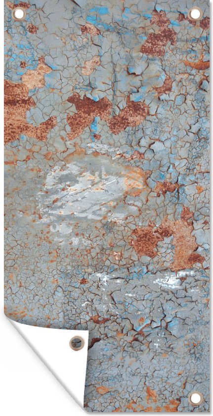 Wanddecoratie buiten Roest - Verf - Metaal - 80x160 cm - Tuindoek ...