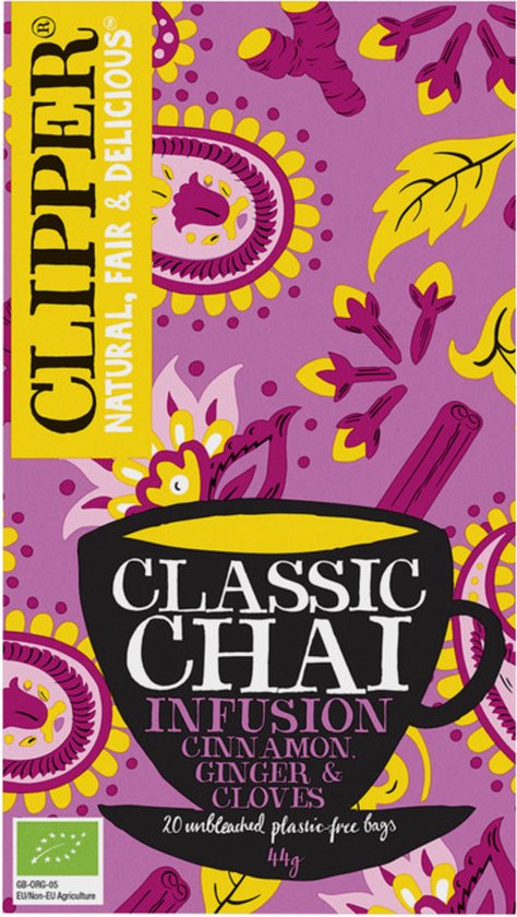 Clipper Tea - Classic Chai Infusion Cinnamon, Ginger & Cloves - 20 ...
