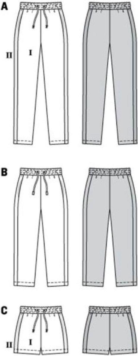 6054 Burda Naaipatroon Broek In Variaties Bol