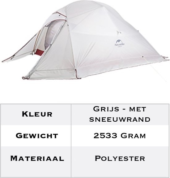 Friick Tent - Camping Tent - Kamperen - 3 Persoons Tent - Inclusief ...