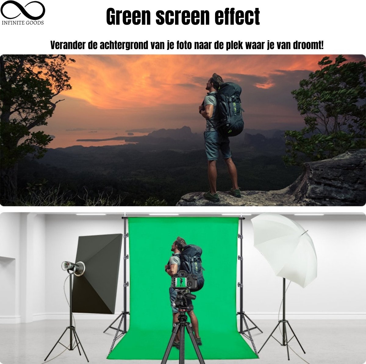 Infinite Goods - Green Screen - Greenscreen - Green Screen Studio ...