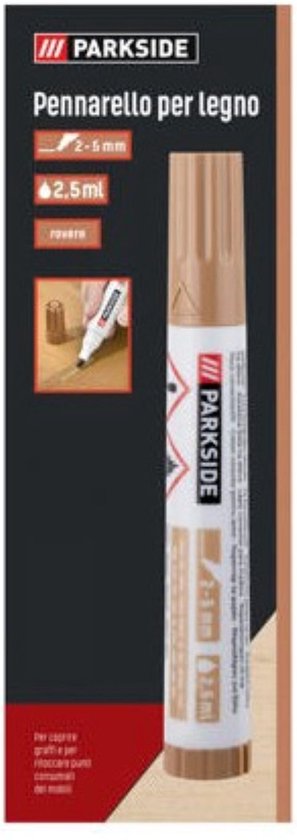PARKSIDE Wood correction pen - Hout correctie stift - Eiken - 2.5 ml | bol