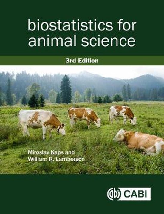 Biostatistics for Animal Science | 9781786390356 | Miroslav Kaps ...