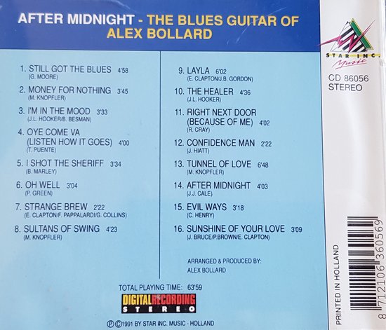 After Midnight, Alex Bollard | CD (album) | Muziek | bol
