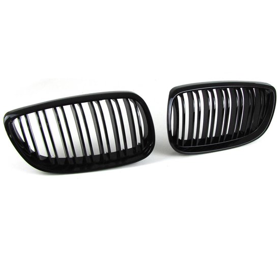 Sport Grill Nieren Glans Zwart Passend Voor Bmw 3 serie E92 E93 Dubbele M Spijl 318... | bol