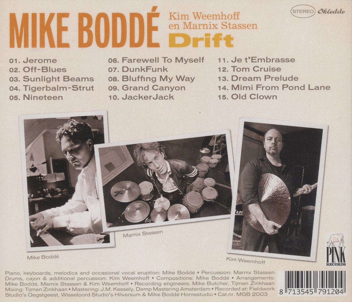 Mike Bodde - Drift, Kim Weemhoff | CD (album) | Muziek | bol.com