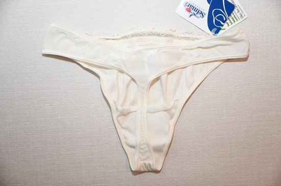 Selmark Lingerie Audrey string XS-XXL - creme - S | bol