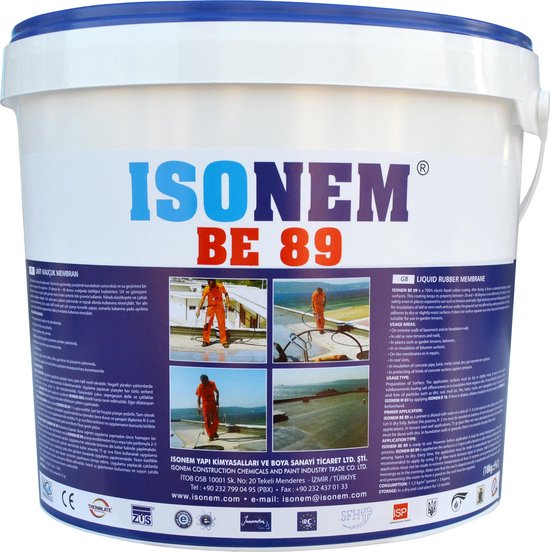 ISONEM MS RUBBER 10 KG Liquid rubber het water & lucht dicht maken en ...