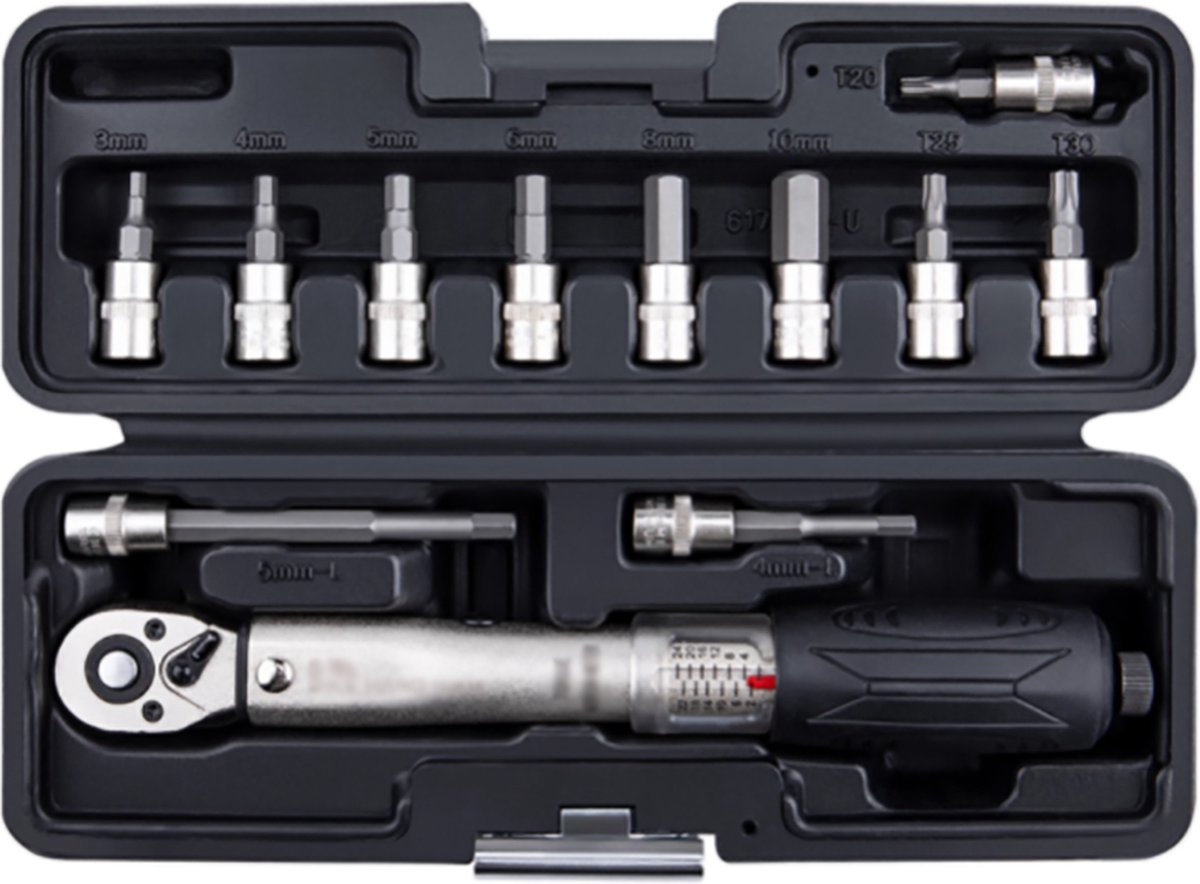 Momentsleutel Set - 12-Delig - Fietsgereedschap - Draaimomentsleutel ...