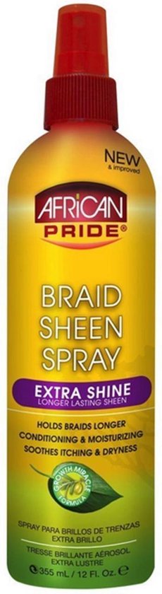 African Pride Braid Sheen Spray 355 ml | bol
