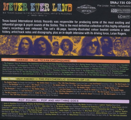 Never Ever Land, Various | Muziek | bol