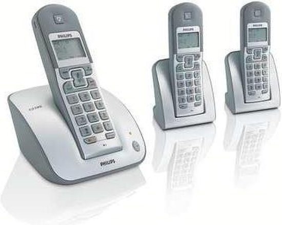 Philips CD1353s DECT-telefoon (3 stuks) + Antwoordapparaat | bol