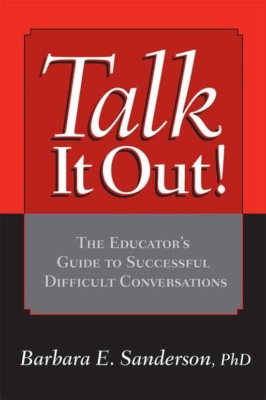 Talk It Out! | 9781596670082 | Barbara Sanderson | Boeken | bol.com