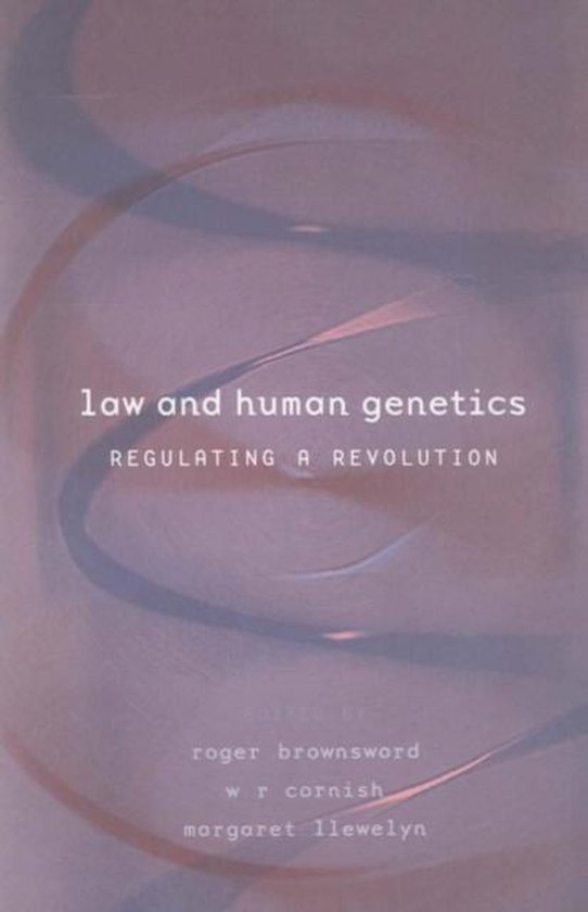 Law And Human Genetics | 9781841130064 | Margaret Llewelyn | Boeken ...