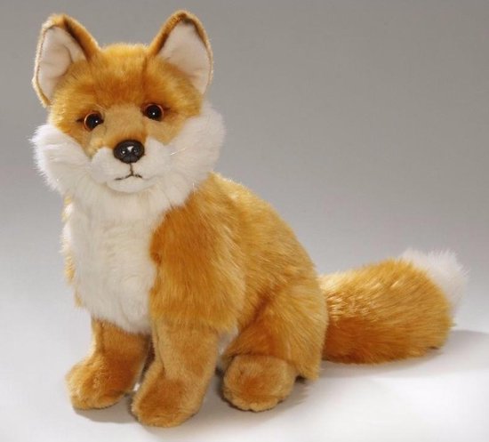 Pluche vos knuffel 28 cm zittend | bol.com