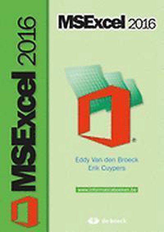 Ms Excel 2016, Eddy Van den Broeck | 9789045557151 | Boeken | bol