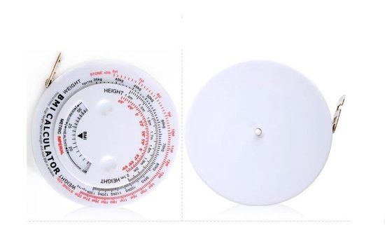 Omvang Meetlint Met BMI Meter - Bereken Eenvoudig Uw Body Mass Index - Alternatief... | bol