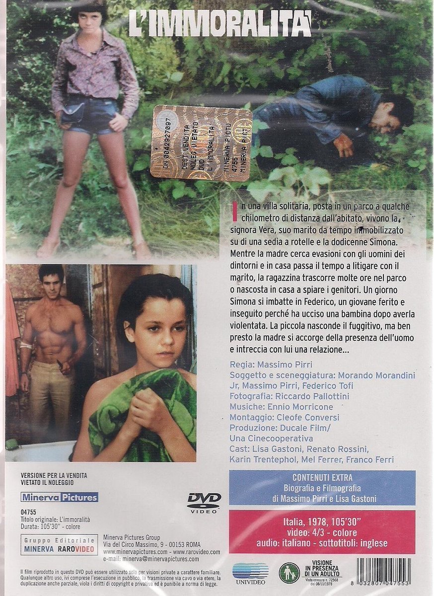 L'Immoralita (Import) (Dvd) | Dvd's | bol.com
