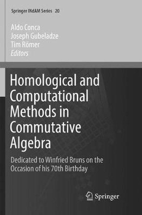Springer Indam Series Homological And Computational Methods In Commutative Algebra Bol