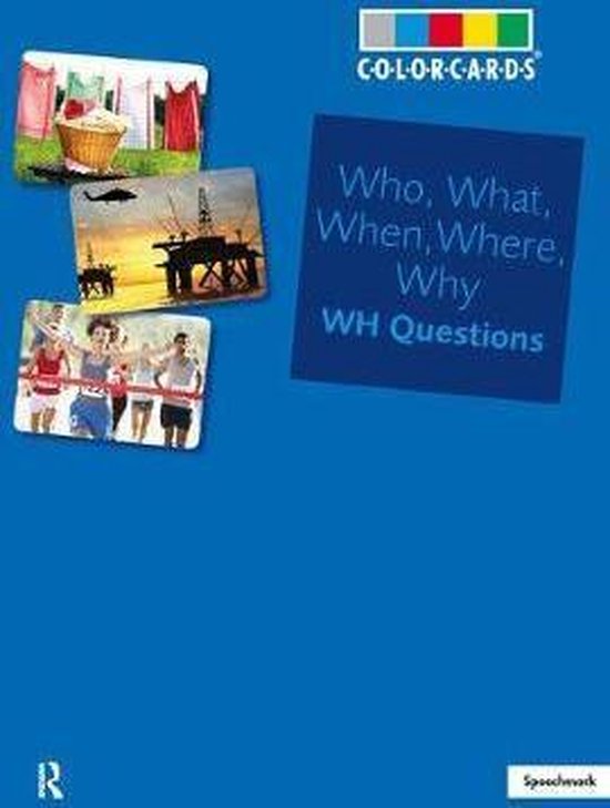Who, What, When, Where Colorcards | bol