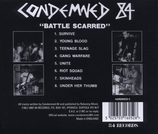 Battle Scarred, Condemned 84 | CD (album) | Muziek | bol.com