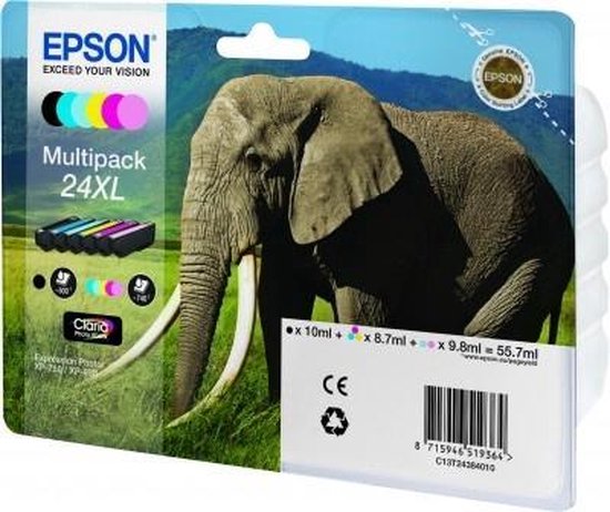 Epson Multipack 6-colours 24XL Claria Photo HD Ink | bol.com