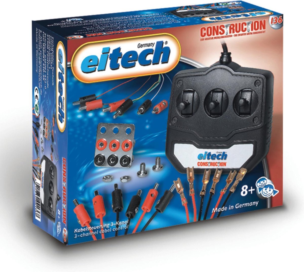 Eitech Afstandsbediening Constructie 3-kanaals 17 Cm Zwart | bol.com