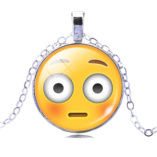 Emoji ketting blozend gezicht | bol.com