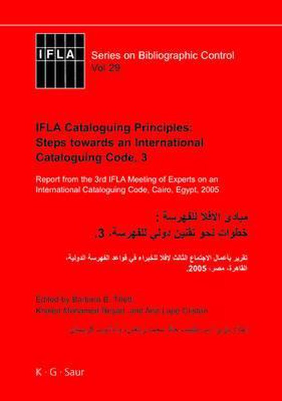 IFLA Series on Bibliographic Control29- IFLA Cataloguing Principles ...