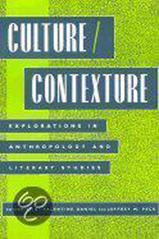 Culture/Contexture | 9780520084643 | Jeffrey M. Peck | Boeken | bol