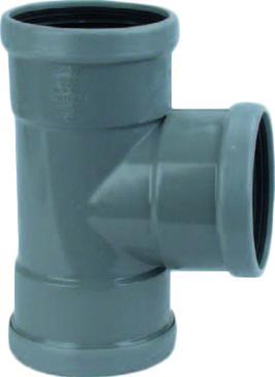 Wavin PVC T-Stuk 88° manchet - 3 x mof 110 mm | bol