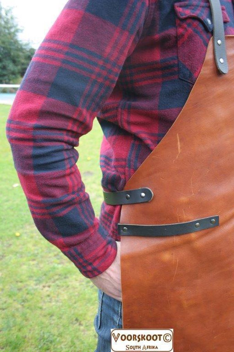 Leren schort "VOORSKOOT"©. | bol