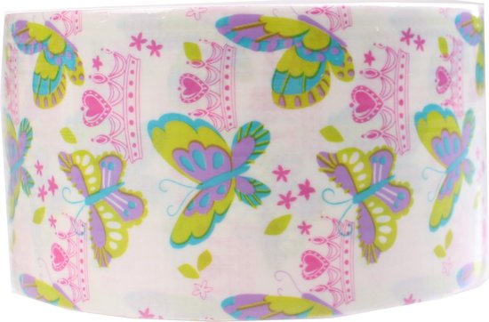 Free And Easy Funny Tape Vlinder 5 Meter 48 Mm | bol.com