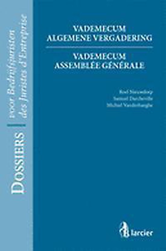 Vademecum Algemene Vergadering | 9782804474379 | Boeken | bol