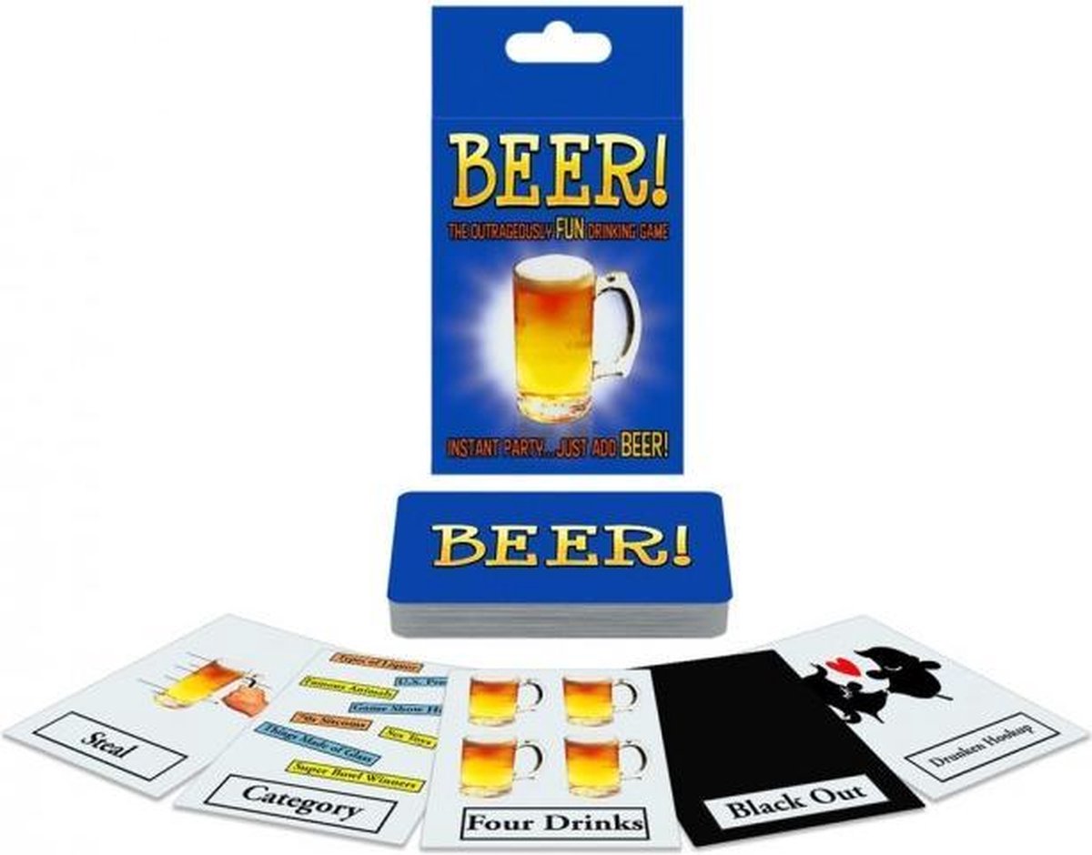 Beer! Bier Kaartspel - het ideale drankspel - incasseren, verzamelen en ...