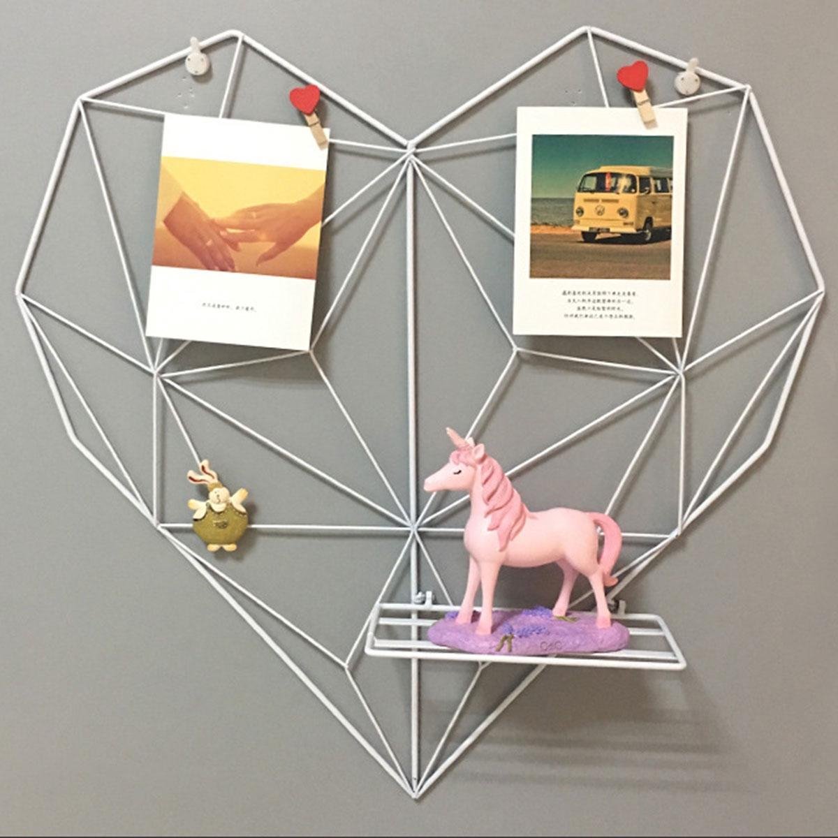 Fotorek / Fotolijst voor Meerdere foto's - Kaartenrek Collage Hart ...